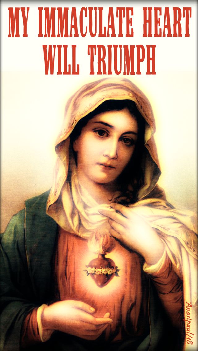 My Immaculate Heart Will Triumph | FilCatholic My Immaculate Heart Will Triumph | FilCatholic