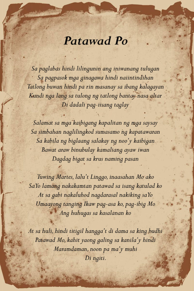 Patawad Po | FilCatholic